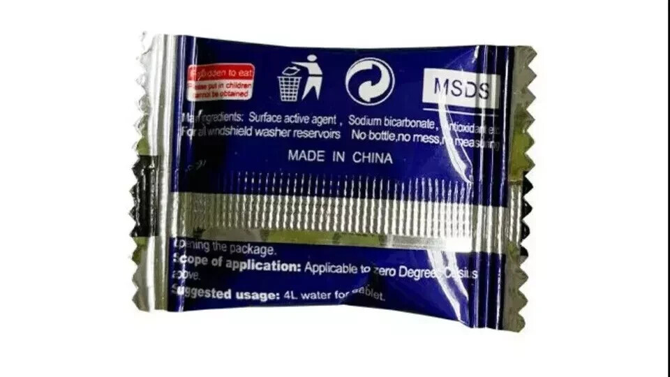 150 x SCREEN WASH WINDSCREEN FLUID TABLETS TAB SCREENWASH CHEAPEST UK ...