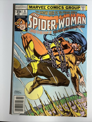 Spider-Woman #8 1978 7.5 VF Marvel Bronze Age Comic Book Newsstand ...