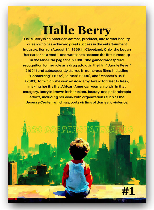 Halle Berry Sketch Card Print - Exclusive Art Trading Card #1 PR500 | eBay