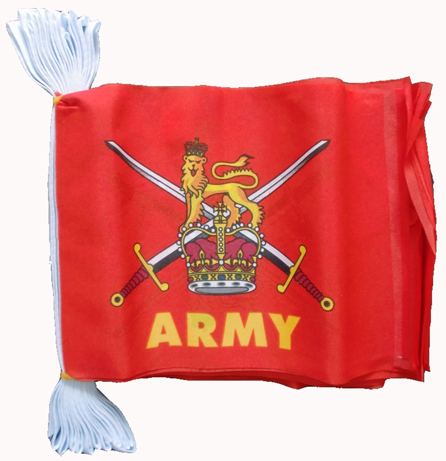 BRITISH ARMY 3 METRE BUNTING 10 FLAGS flag 3M ARMED FORCES DAY Military ...