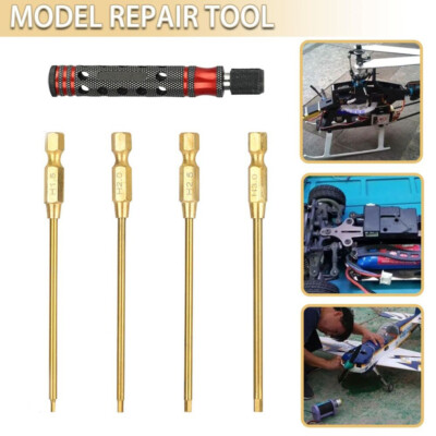 Metric Hex Head Bit for Drill RC Car Tool Allen Set 1.5mm,2.0mm,2.5mm,3 ...