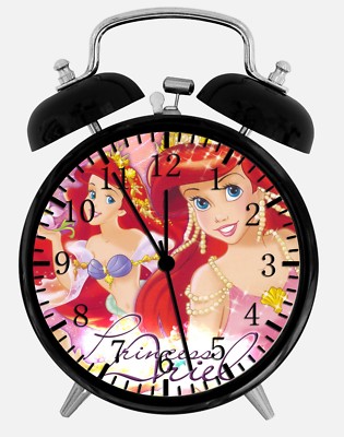 Little Mermaid Ariel Alarm Desk Clock 3.75" Home or Office Decor W79 ...