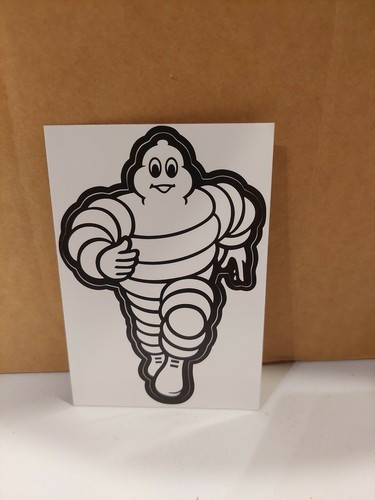 Michelin Man Tyre Mascot Bibendum Logo Sticker | eBay Australia