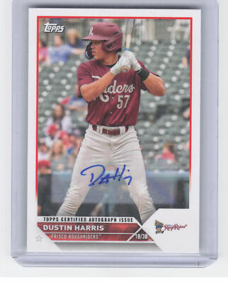 2023 Topps Pro Debut #PD-194 Dustin Harris Autographs | eBay
