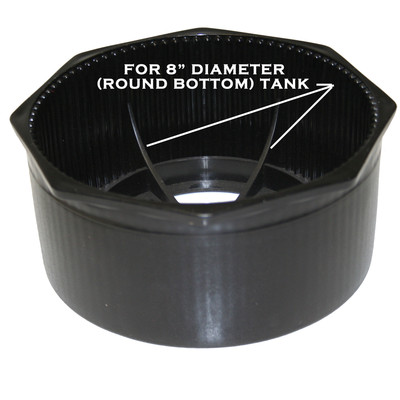 JCS Round Bottom, Plastic Scuba Tank Boot (For Steel Tanks), 8" | eBay