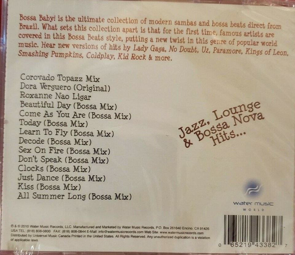 Bossa Baby!, Vol. 1 by Various Artists (CD, 2010) 65219433827| eBay