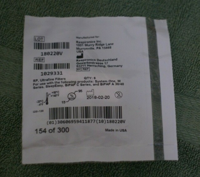 Ag Industries Respironics M Series Cpap Filters 12uf 2 Foam 1 3/4 X 7/8 ...