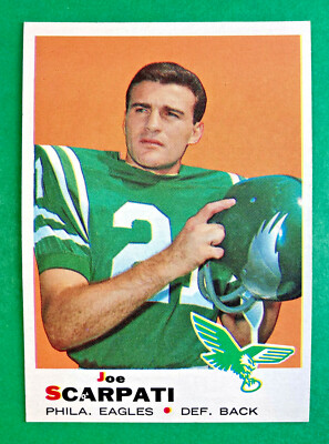 1969 Topps Joe Scarpati #176 Football Card Philadelphia Eagles | eBay