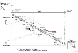 TOYOTA GENUINE OEM LEXUS 03-09 4RUNNER GX470 STEERING TIE ROD END 45503 ...