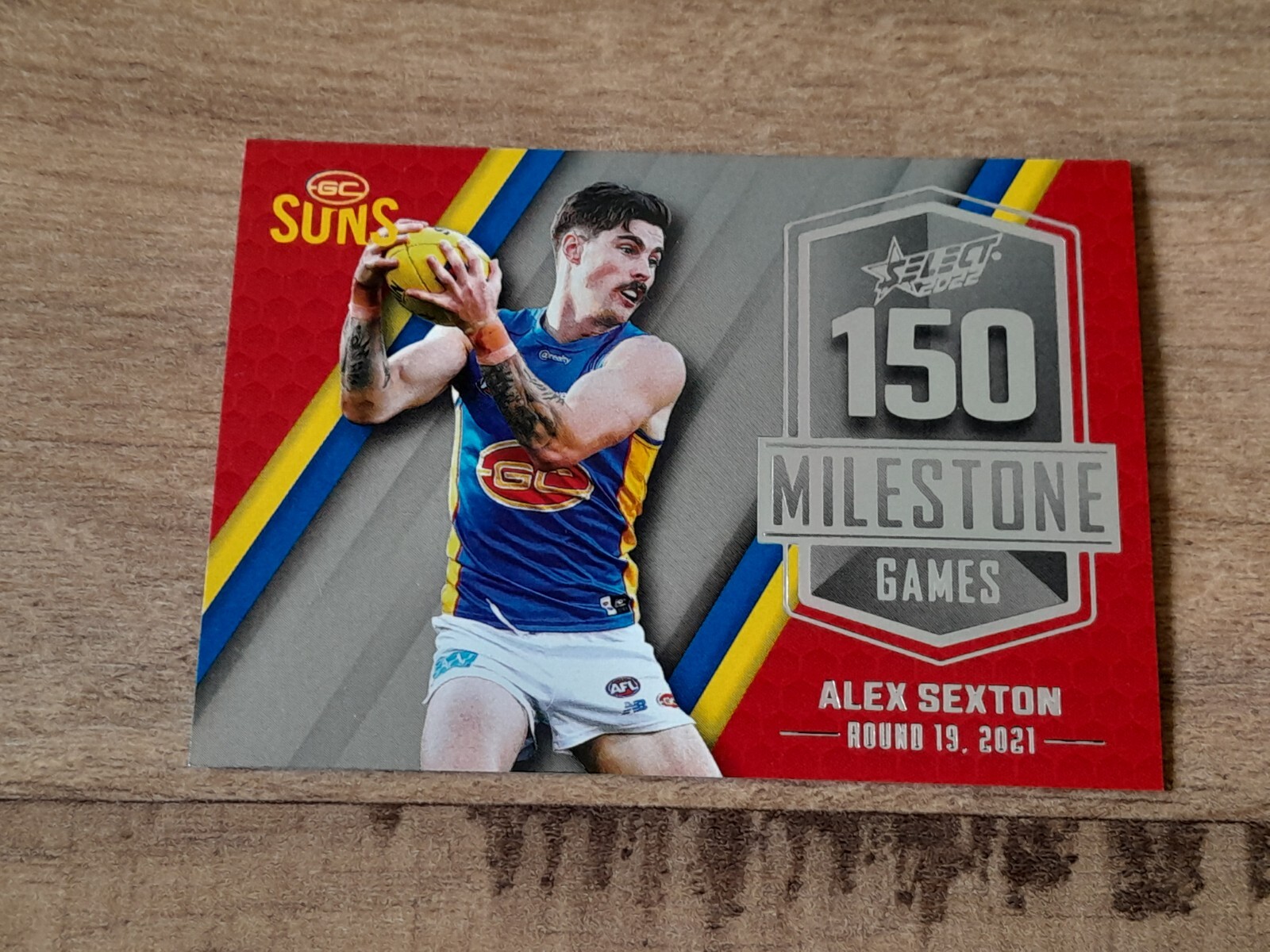 2022 AFL Select Milestone Cards 100/150/200 Games Choose Your Card ...