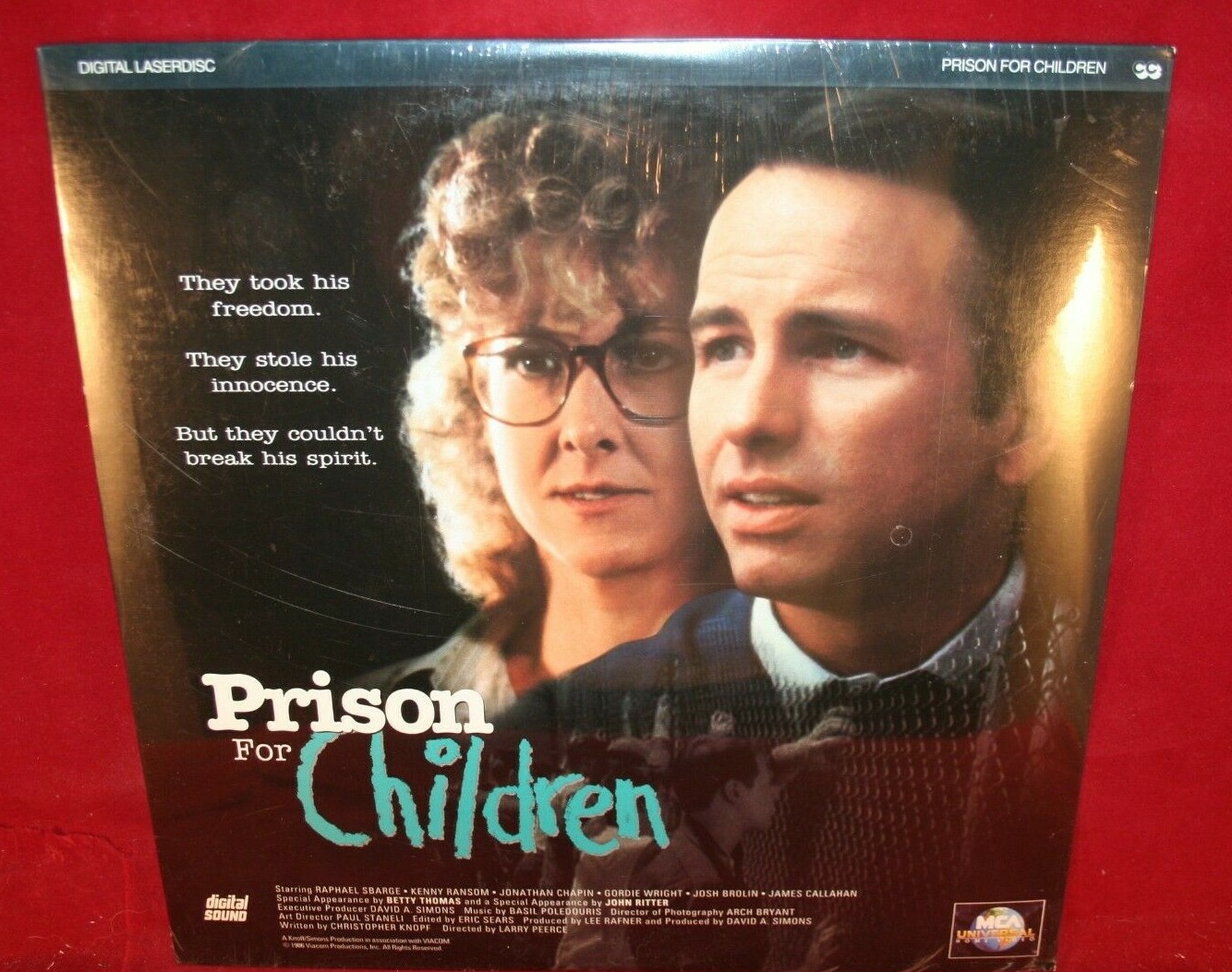 Laserdisc P * Prison For Children * Raphael Sbarge Kenneth Ransom Jonathan Chapi | eBay