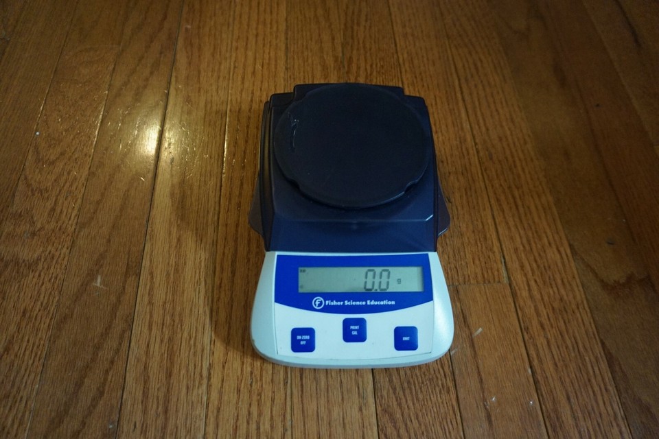 Fisher digital lab scale balance analytical SLF501 portable 500g 100 mg ...
