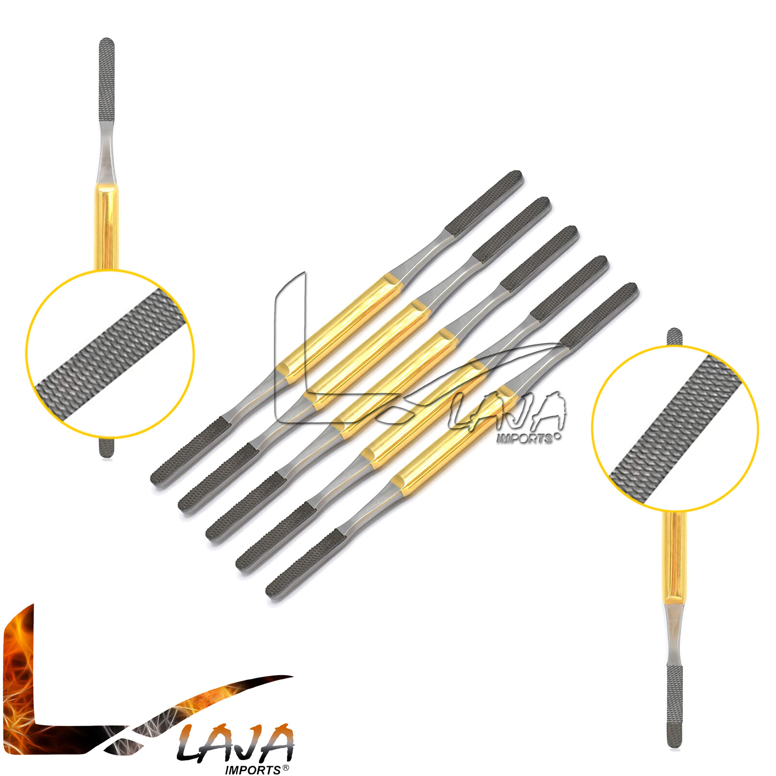 Fomon Bone File Nasal Rasp TC ENT Set of 5 Size Surgical Instruments | eBay