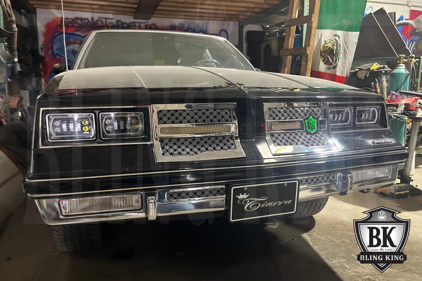 1981-1987 Olds Cutlass Supreme grill triple weave mesh chrome grille ...