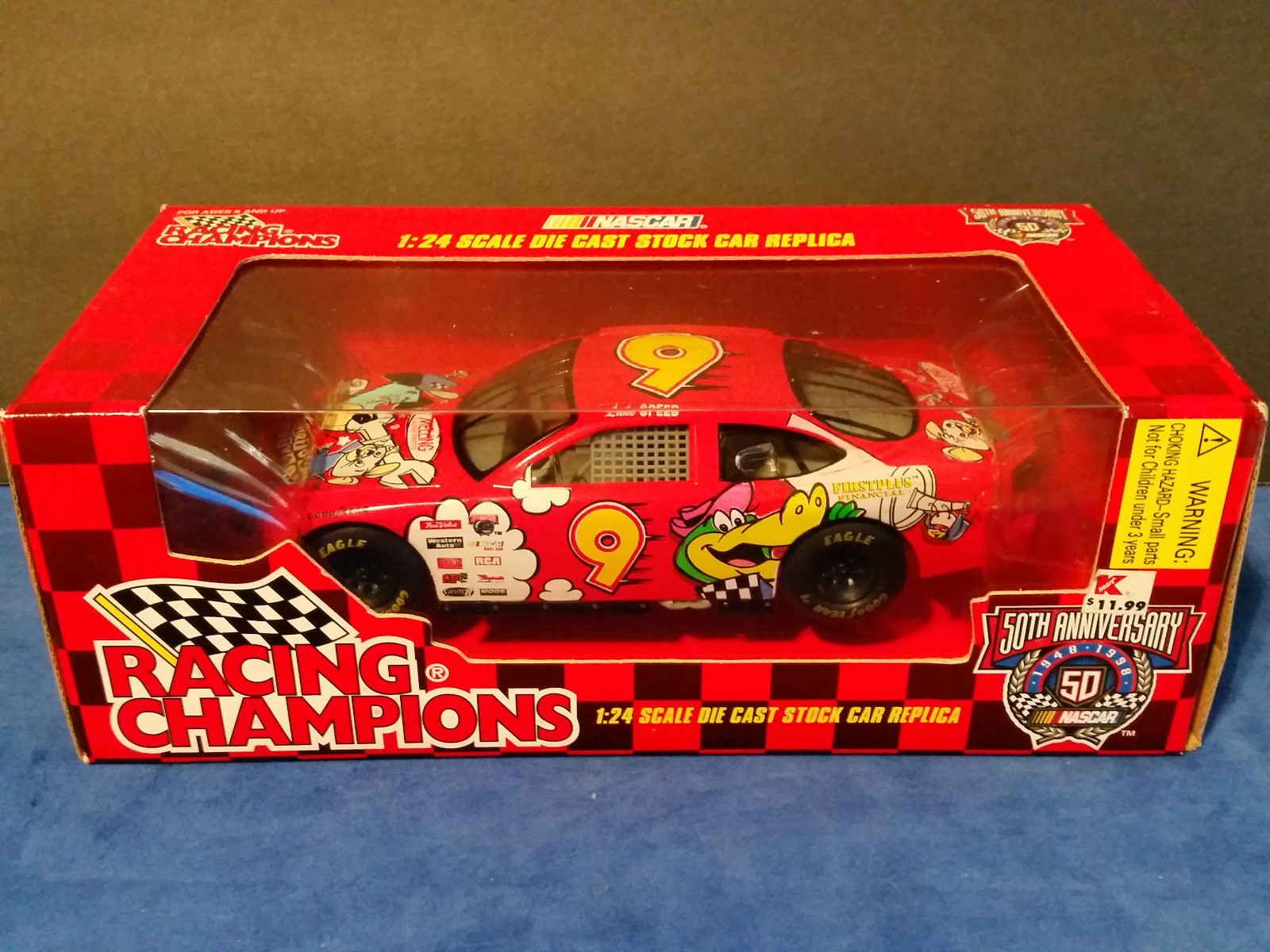 NASCAR RACING CHAMPIONS 1:24 SCALE JERRY NADEAU #9 CARTOON NETWORK 50TH ...
