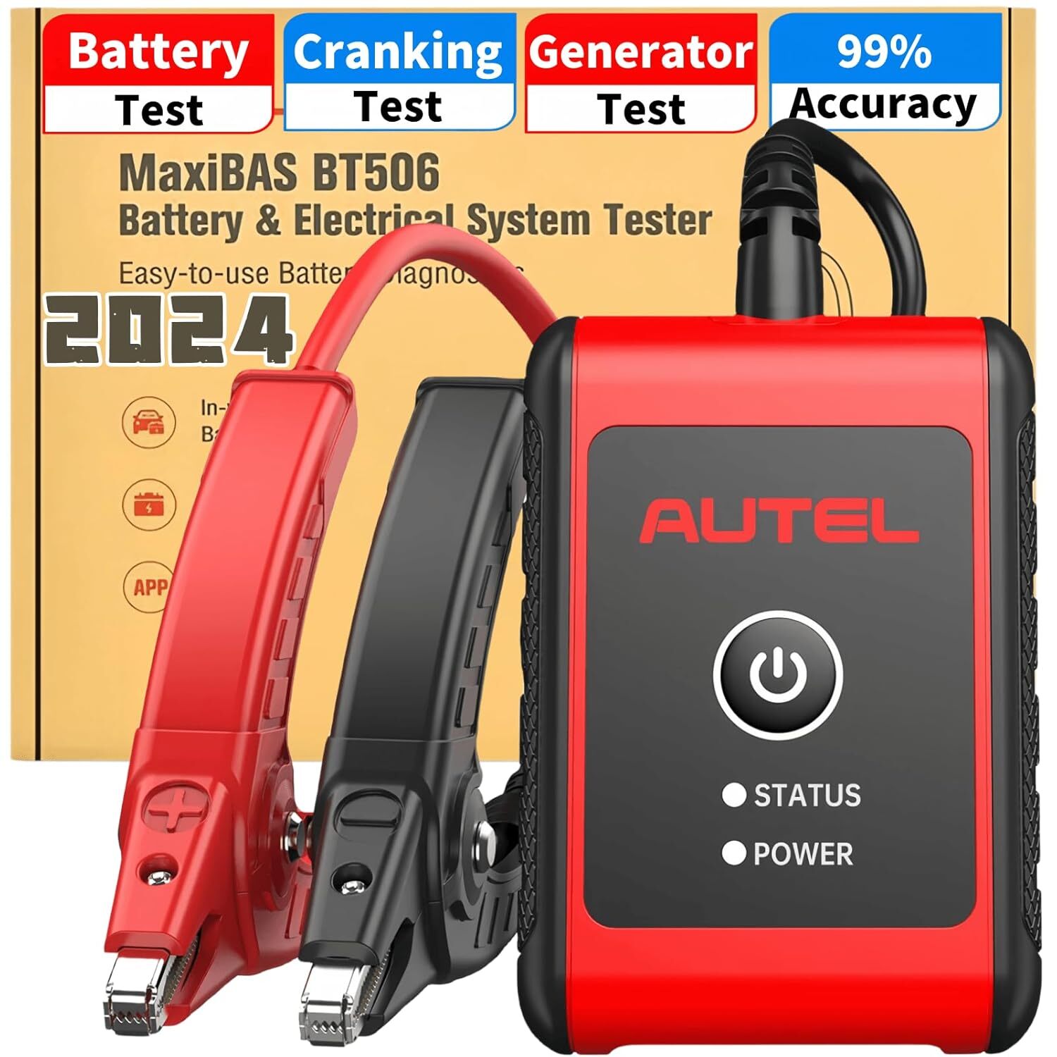 Autel MaxiBAS BT506 Battery Electrical System Analysis Tester For ...