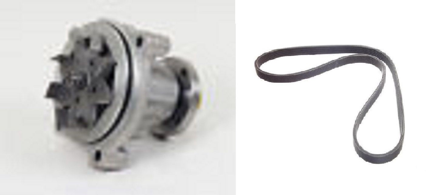 98-00 CROWN VICTORIA MARQUIS TOWN CAR USA WATER PUMP 4113 & BELT 980K6 ...