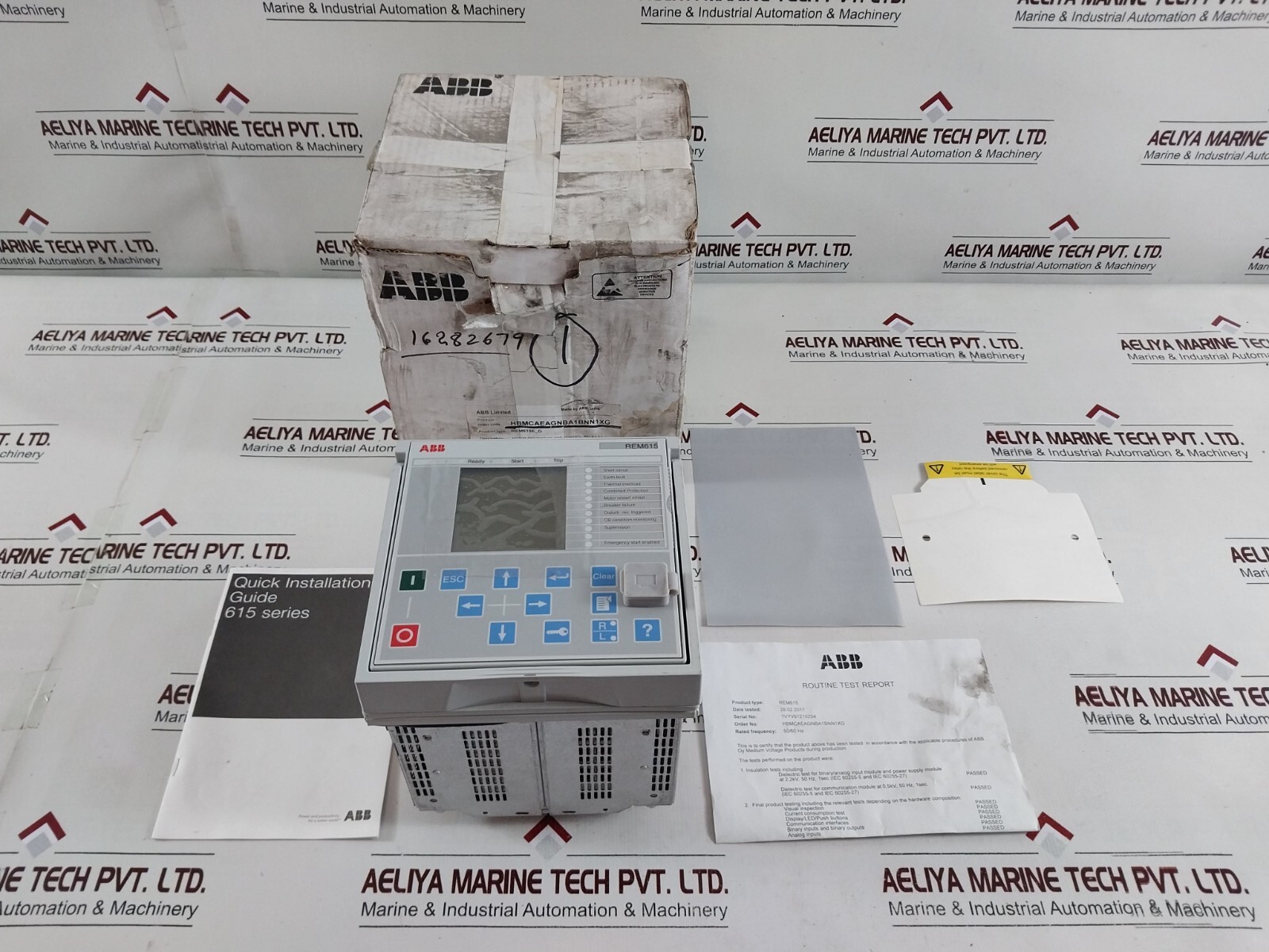 ABB Rem615 Motor Protection And Control Relay Rem615E G 50/60 Hz for ...