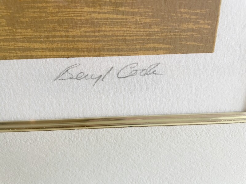 Original Signed Beryl Clark lithograph: "Tango," signed and numbered ...