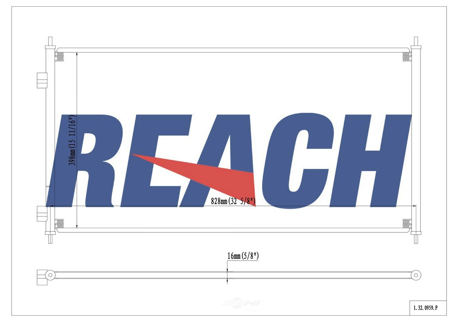 A/C Condenser Reach Cooling 32-0959 for sale online | eBay