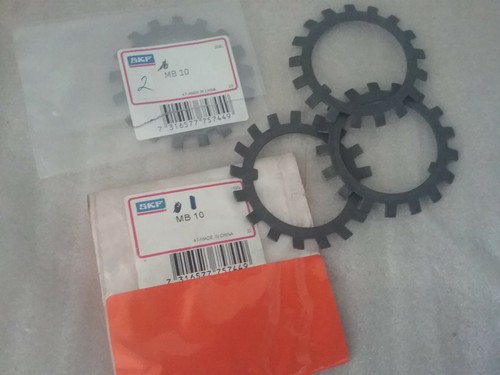 (4 PIECES) Genuine SKF Lock Washers MB10 50mm x 61mm x 1.25mm | eBay ...