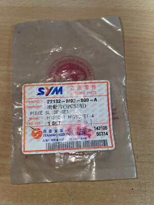 Sym GTS300 GTS 300 PIECE SLIDE SET 22132-M92-000-A | eBay UK