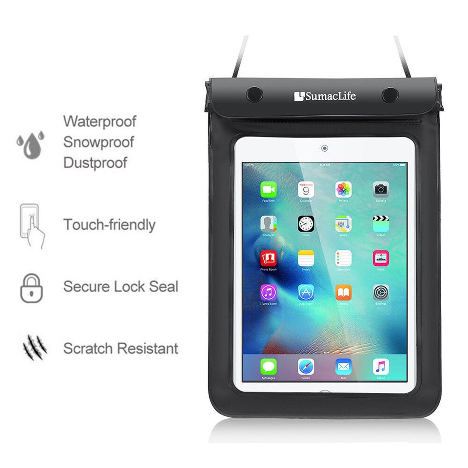 8" SumacLife Tablet Waterproof Pouch Dry Bag Case For iPad mini/Amazon ...