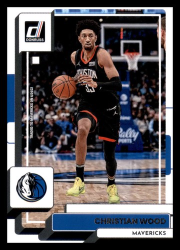 2022-23 Donruss Christian Wood Dallas Mavericks Basketball Card NM | eBay