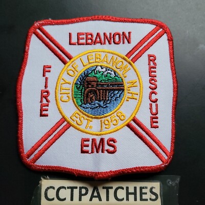 LEBANON, NEW HAMPSHIRE FIRE DEPARTMENT PATCH NH | eBay