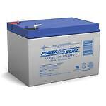 Power-Sonic PS-12120F2 Lead Acid Battery Rectangular 12V 12Ah ...