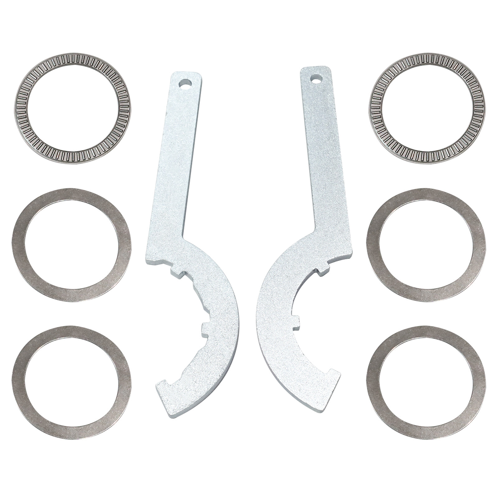 Silver Coil-Over Spring Thrust Bearings,Washers Kit , Spanner Wrenches ...