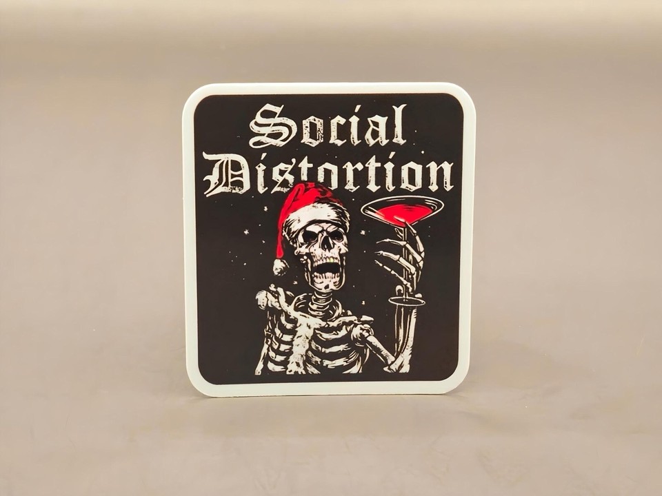 Social Distortion Vinyl Stickers Band Logo Hardcore Punk Rock Music ...