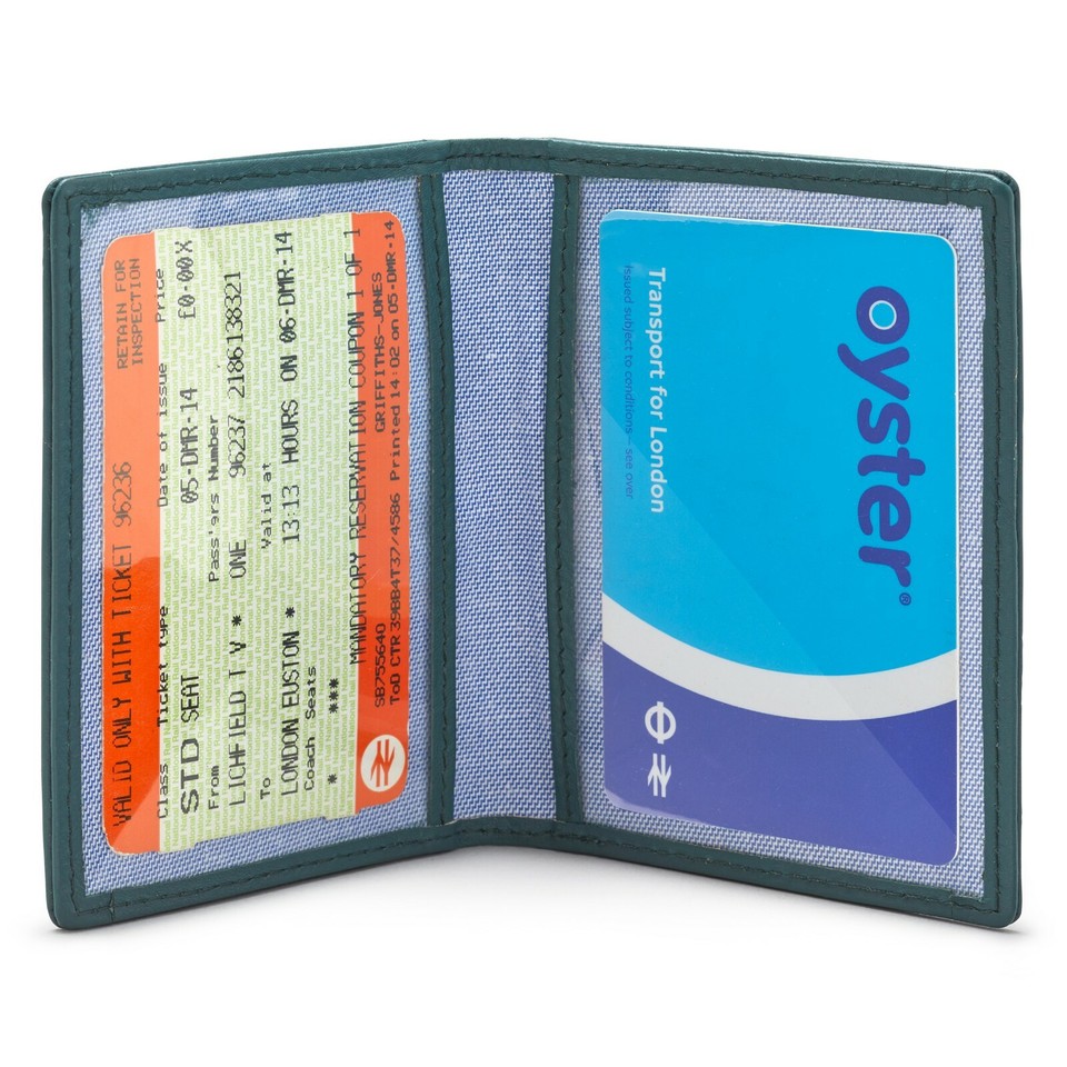 Genuine Leather Oyster Card / Travel Pass Holder By Gryphen | eBay UK
