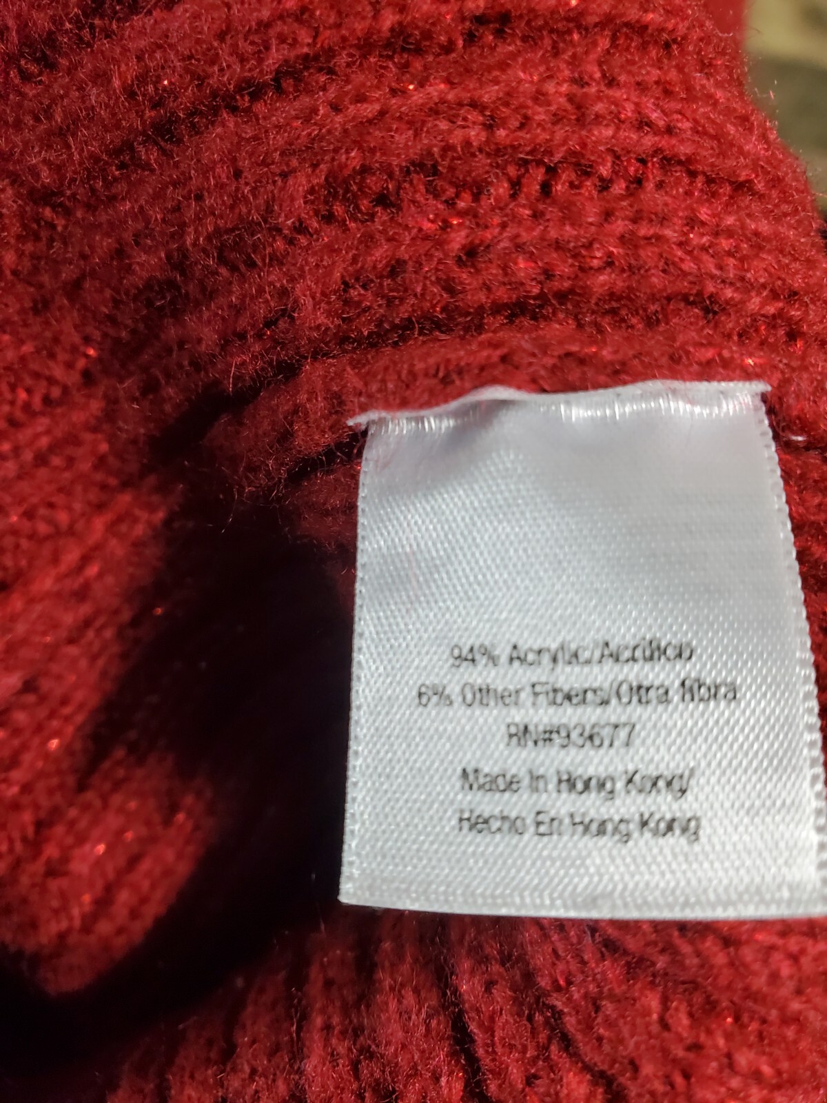 A New Approach Pullover Sweater Red XL Short Sleeve Chest 34" Length 25 ...