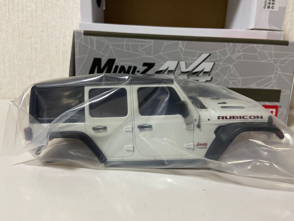 Kyosho Mini-Z Jeep Wrangler unlimited Rubicon White KYOSHO MINI-Z Jeep ...