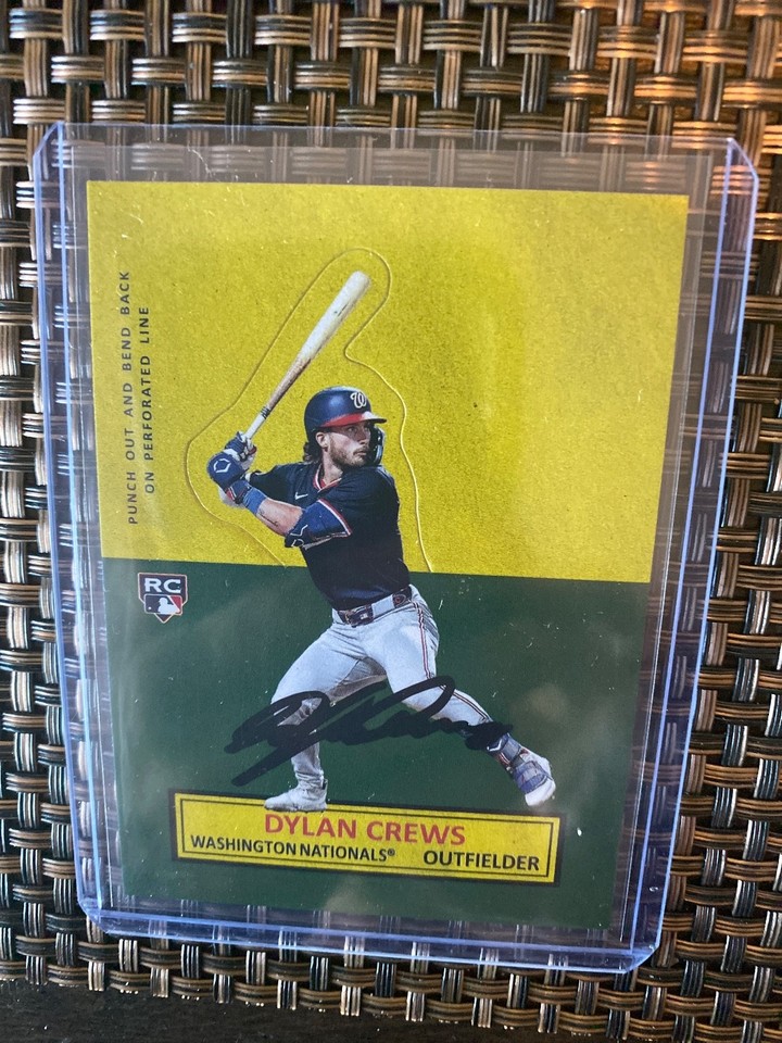 2025 Topps 64SU-4 Punch Out Card Dylan Crews R.C. | eBay