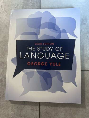 Study of Language by George Yule (2016, Trade Paperback) 9781316606759 ...