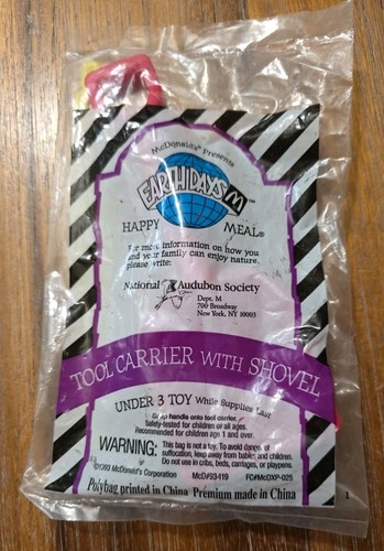 1993 McDonald’s Happy Meal Earth Days Tool Carrier With Shovel New In ...