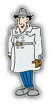 Inspector Gadget Cartoon Sticker Bumper Decal - ''SIZES'' | eBay