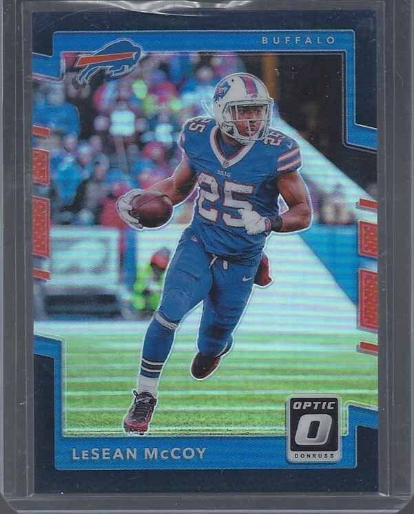 LESEAN MCCOY 2017 DONRUSS OPTIC BLACK HOLO PRIZM #D 1/25 | eBay