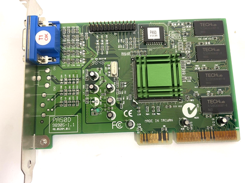 VINTAGE AOPEN PA50D SIS6326 4MB VGA AGP VIDEO CARD PN 90.05210.660 ...