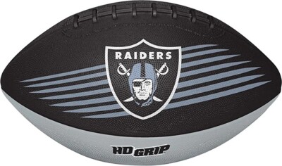 Oakland Raiders OR Las Vegas Raiders NFL Rawlings Rubber Football Ball ...