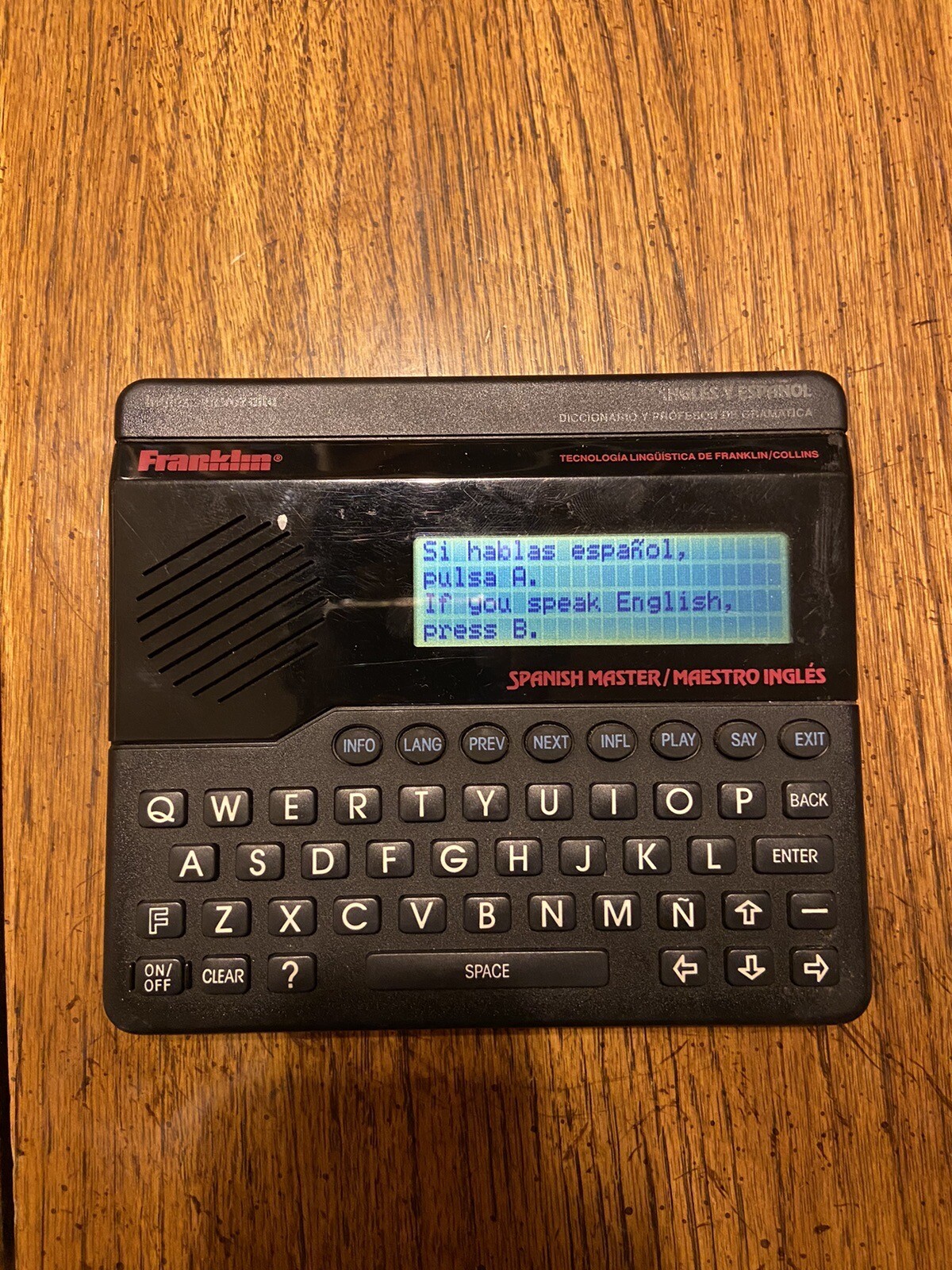 Franklin Spanish Master/Maestro Ingles SM-600 Handheld Translator ...