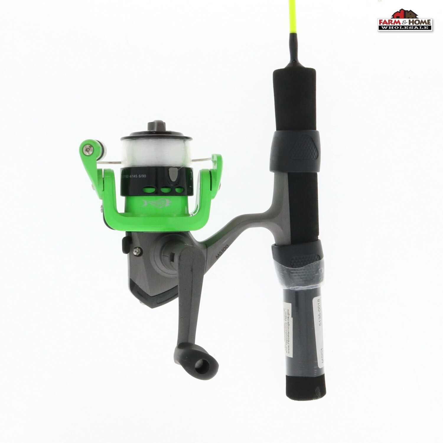 Micro-stix Ice Fishing Rod and Reel Combo MSC1 Orange/green for sale ...