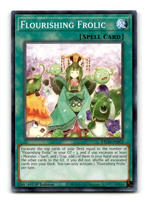 Flourishing Frolic - ETCO-EN072 1st Edition - YuGiOh-LP | eBay