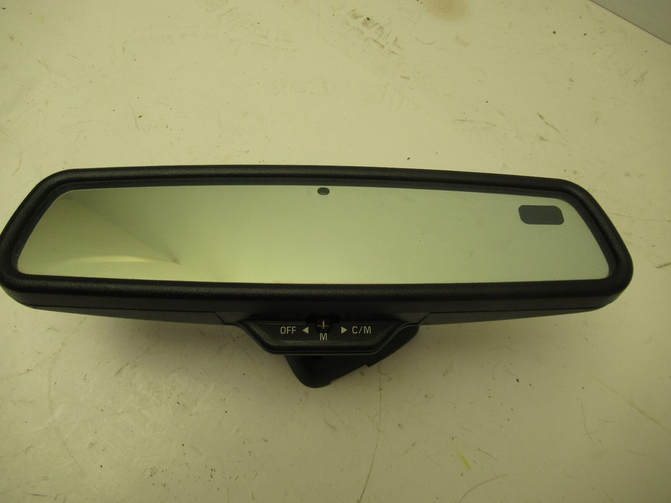 Silverado Tahoe GMC Yukon Rear View Mirror Compass Temp Auto Dim ...