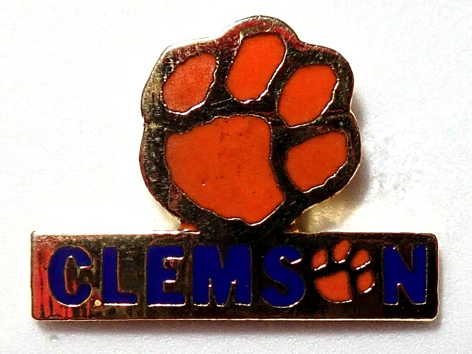 BEAUTIFUL CLEMSON TIGERS PIN BADGE NCAA FOOTBALL CHAMPIONS^^^UNIVERSITY ...