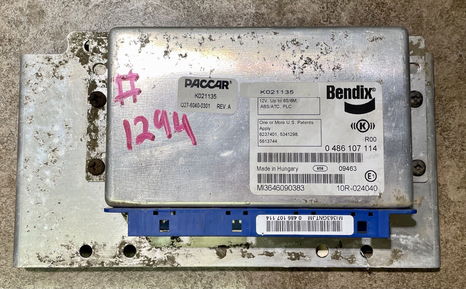 BENDIX PACCAR ABS CONTROL MODULE Q27-6040-0301 *READY TO SHIP* | eBay