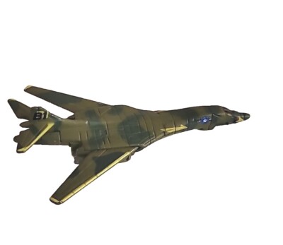MICRO MACHINES Aircraft Rockwell B-1 Lancer BOMBER small mini flying ...