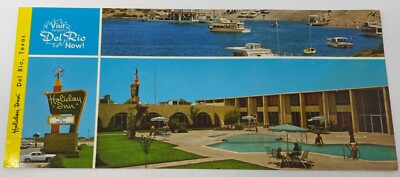 Holiday Inn Del Rio Texas Motel Long Postcard | eBay